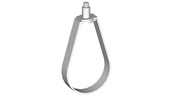 Pipe Band Hanger for Rooftop Pipe Systems