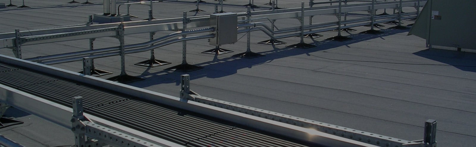 Rooftop Cable Tray Support System