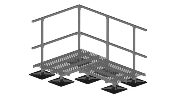 Roof Walkway Systems | Crossover Stairs