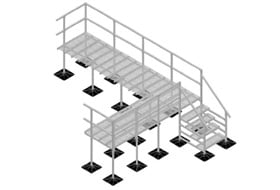 Roof Platform Systems For Access, Equipment, and General Use